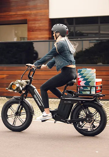 Best Electric Bike for Adults | Tesgo Folding Fat Tire Ebike for Sale ...